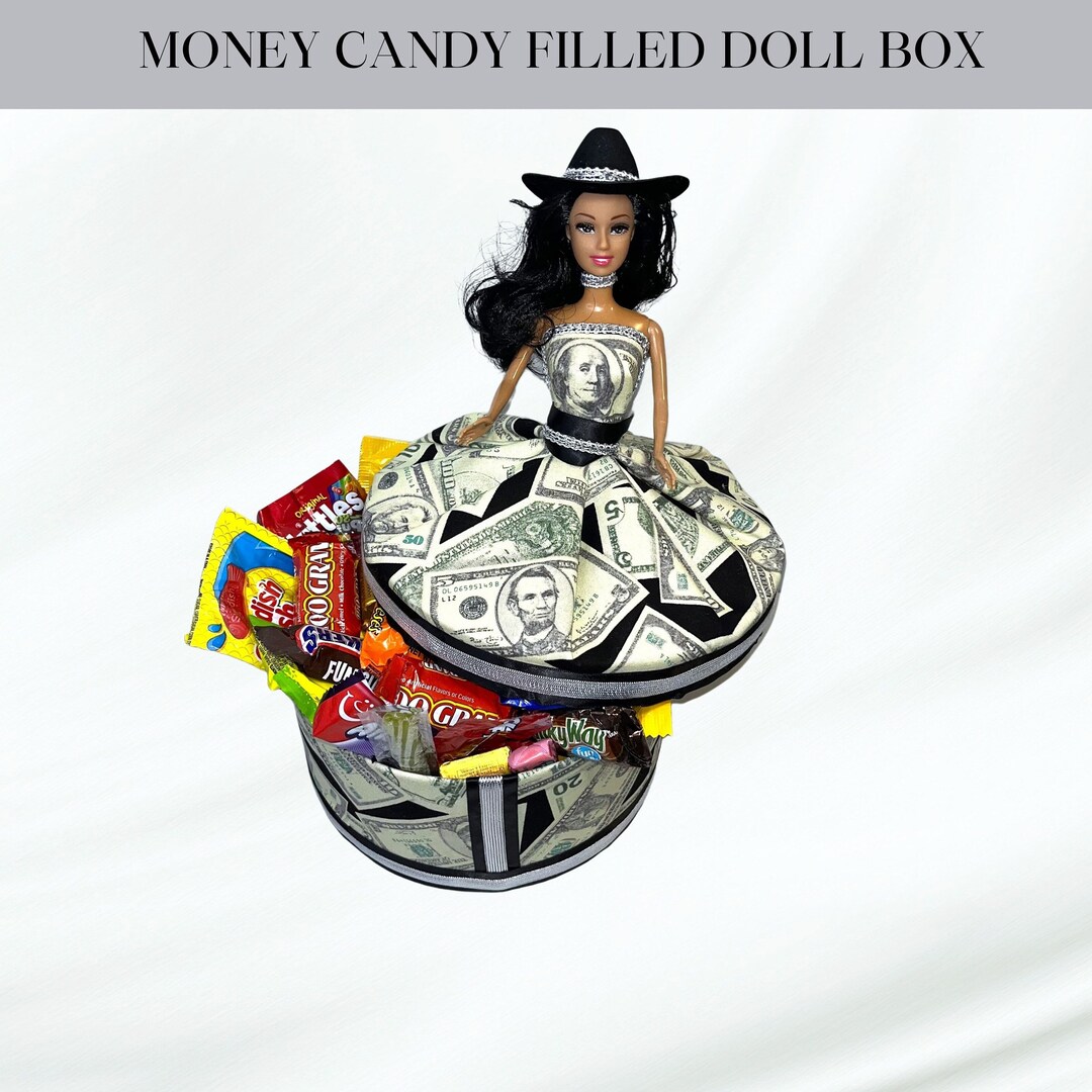 Money Candy Filled Box Candy Box Congratulations Gift - Etsy