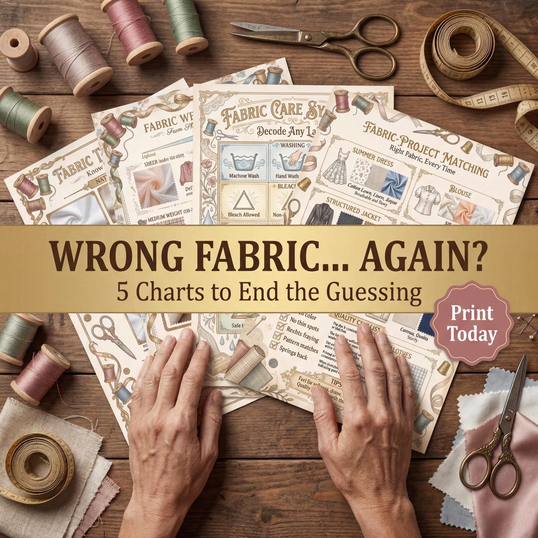 Fabric Types Chart | Sewing Reference, Care Guide | Craft Room Art ...