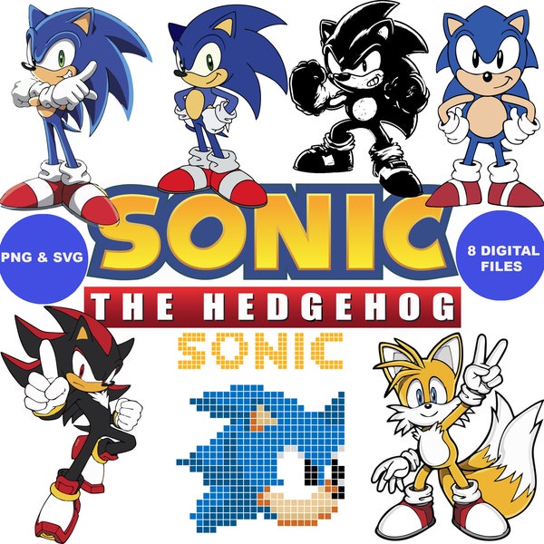 Sonic Head Png - Etsy