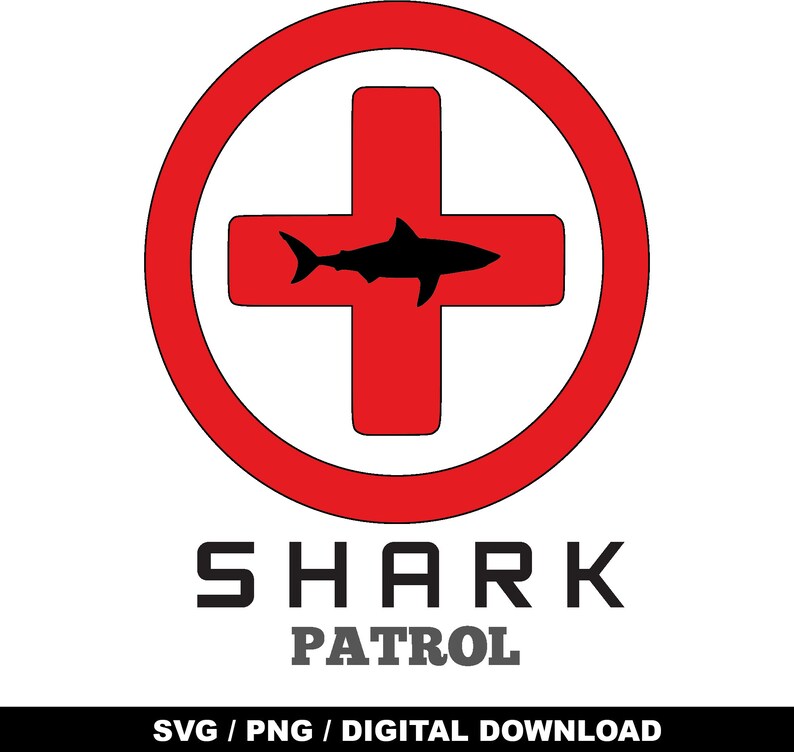Shark Patrol, Lifeguard SVG, Lifeguard Clipart, Lifeguard Silhouette ...