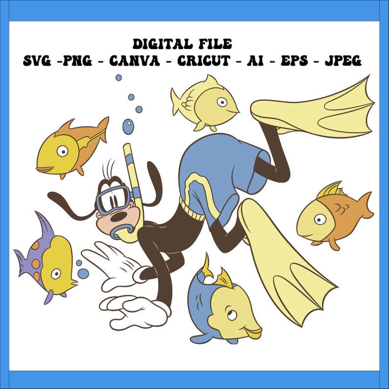 Goofy SVG , Goofy PNG , Retro Goofy Clipart , Svg Png Cricut Canva Jpeg ...