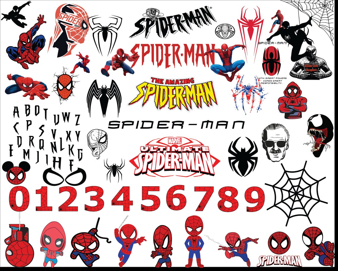 Spiderman SVG, Spiderman PNG, Svg Files for Cricut, Vector Files, More ...
