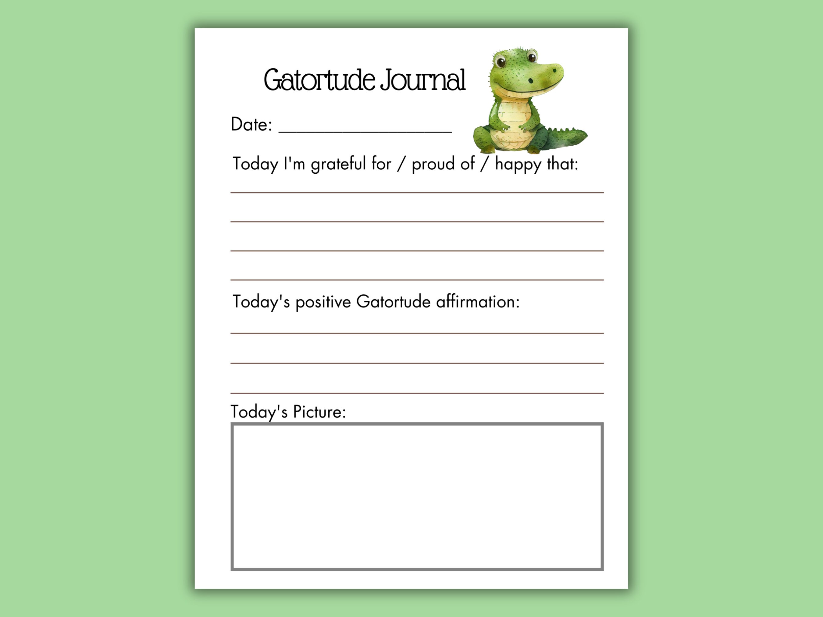 2023-2024 Student Daily Self-reflection Journal: Gatortude Reflection ...