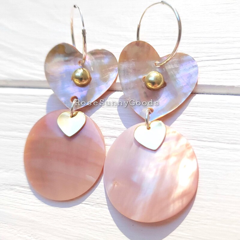 Mussel Shell Earring - Etsy