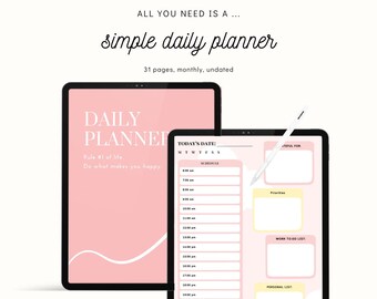 Digital Planner, Goodnotes Planner, Daily Digital Planner, iPad Planner ...
