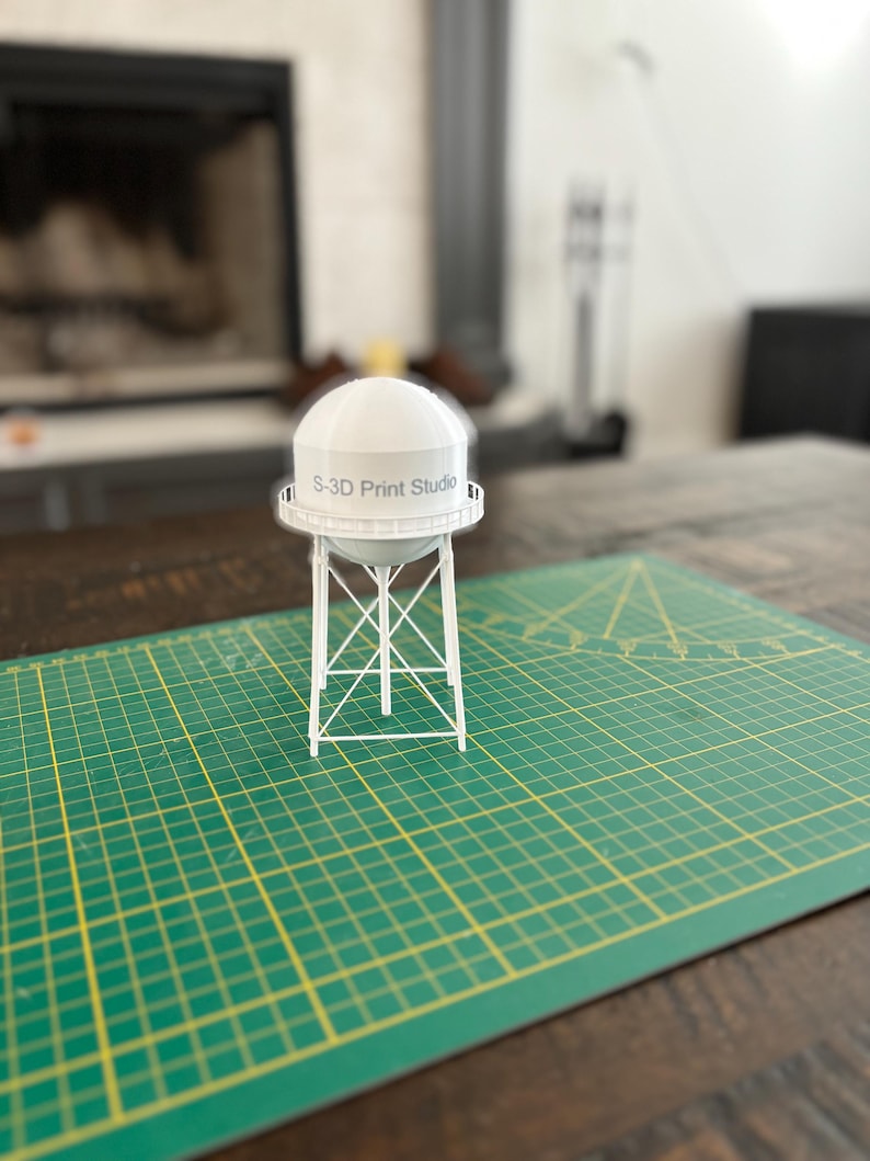 3D Printed Model Train Water Tower Kit: N, HO, OO, S, O & G Scales - Etsy
