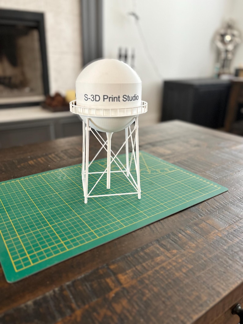 3D Printed Model Train Water Tower Kit: N, HO, OO, S, O & G Scales - Etsy