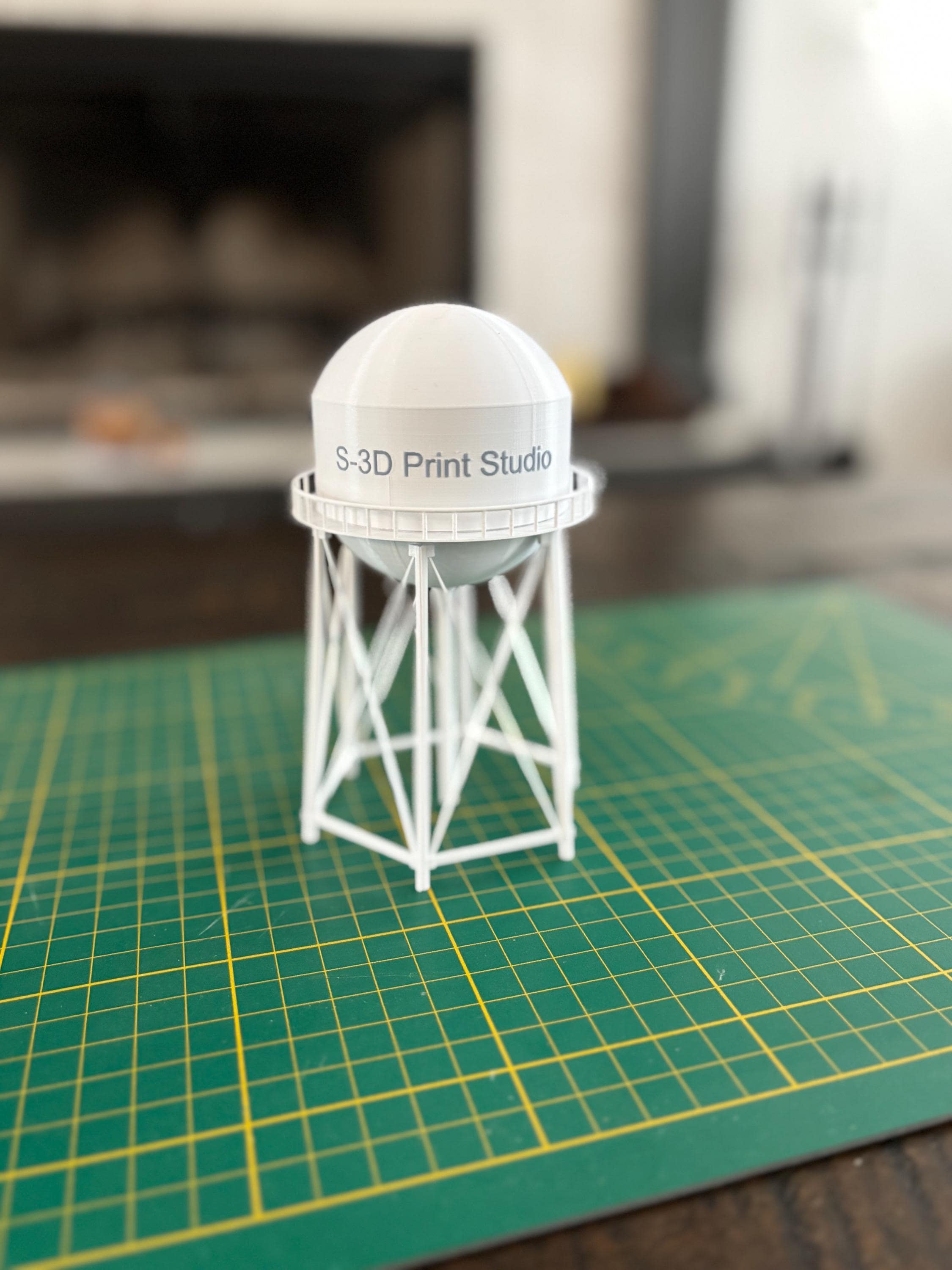 3D Printed Model Train Water Tower Kit: N, HO, OO, S, O & G Scales - Etsy