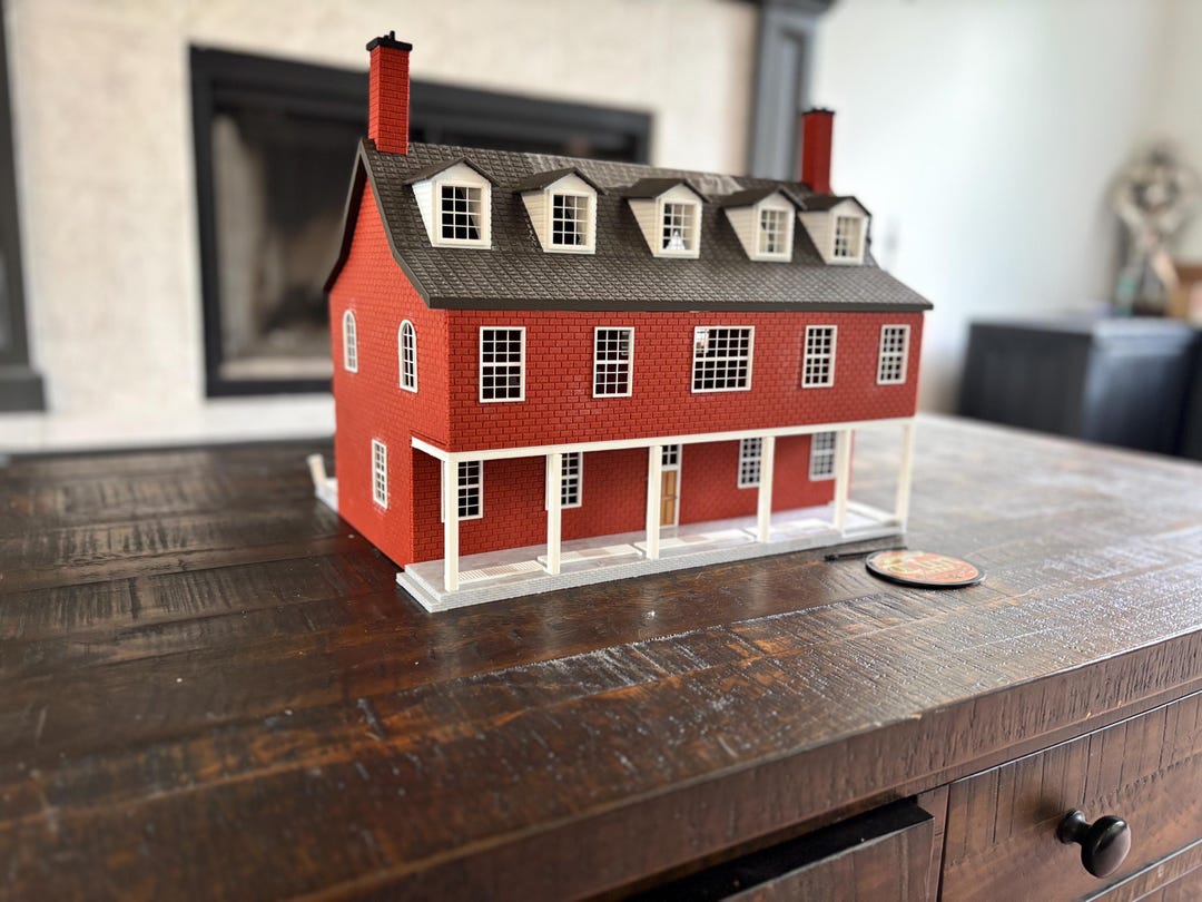 18th Century Colonial American Tavern – Historic 3D Printed Model ...