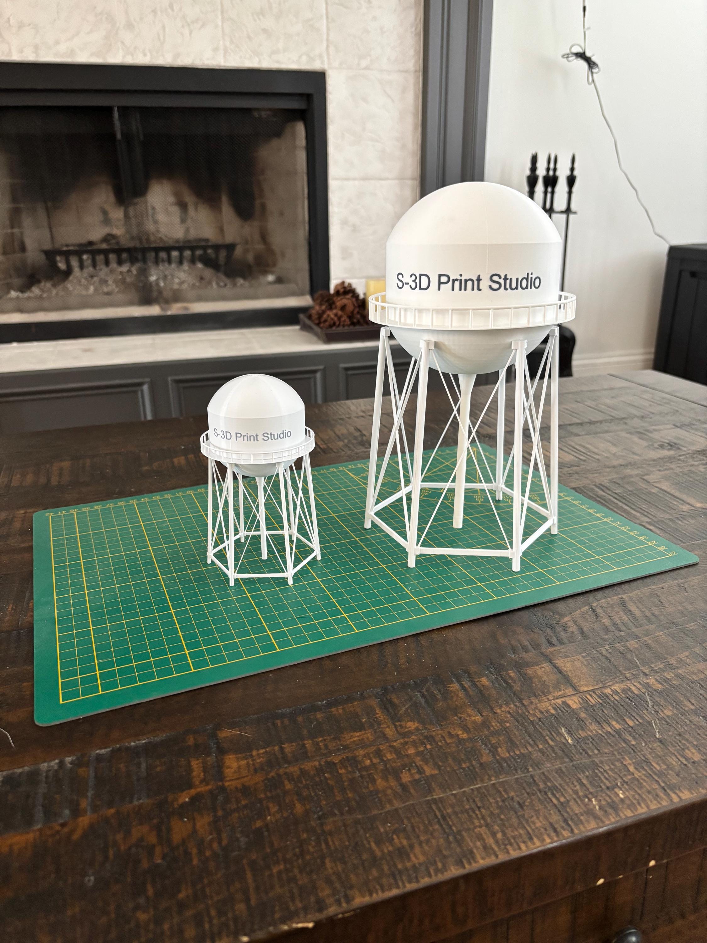 3D Printed Model Train Water Tower Kit: N, HO, OO, S, O & G Scales - Etsy