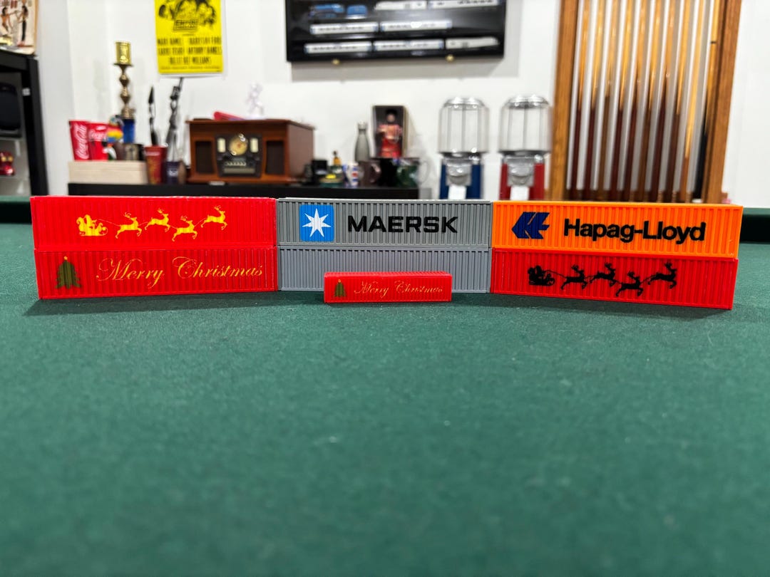 Custom 3D Printed Shipping Containers – N, HO, OO, S, O, G Scales - Etsy