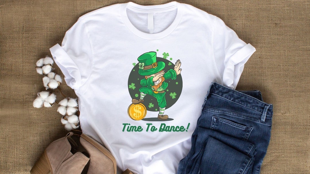 St. Patrick's Day Shirt, Leprechaun Shirt, Dancing Leprechaun Shirt ...