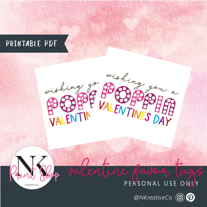 Wishing You A POPPIN Valentines Day | Pop It Valentine | Happy ...