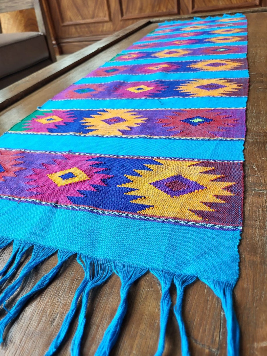 Gorgeous Handmade Guatemalan Table Runner Handmade in Guatemala Dining ...
