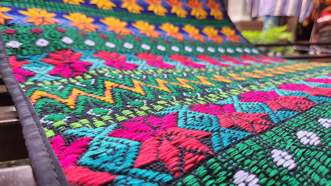 Vibrant Handmade Guatemalan Table Runner Dining, Kitchen, Home Decor - Etsy