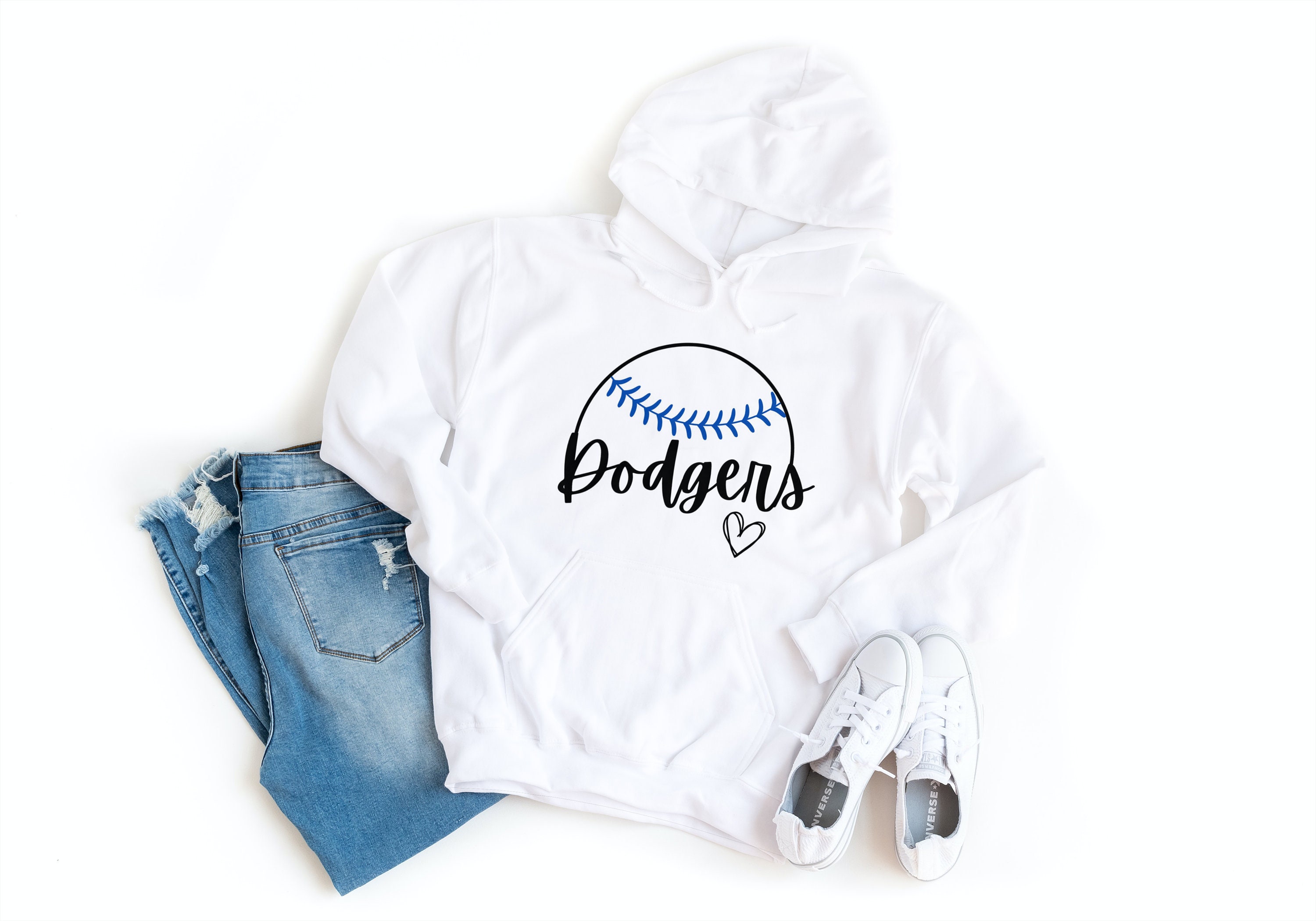 Dodgers Baseball With Heart SVG and PNG Digital Image - Etsy