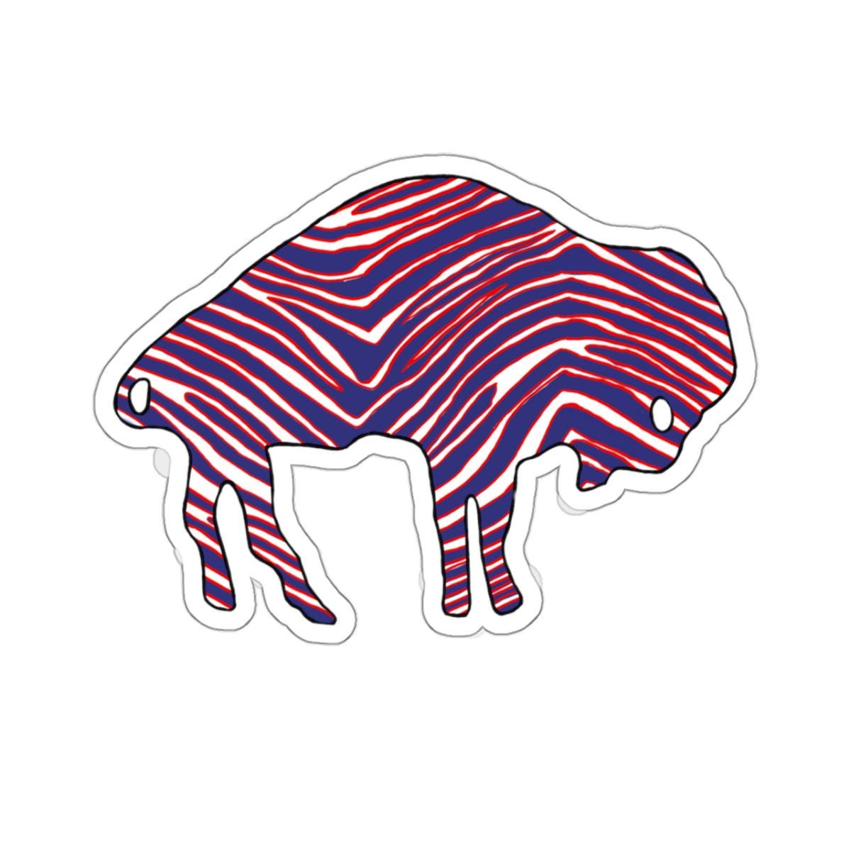 Standing Buffalo Sticker - Buffalo Bills - Etsy