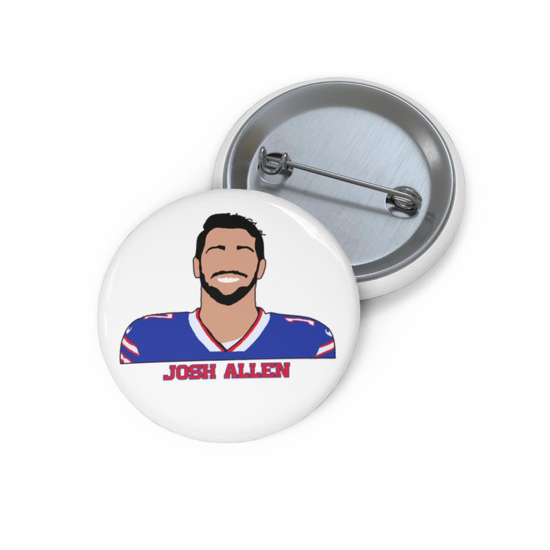 Josh Allen #17 - Buffalo Bills Button - Etsy