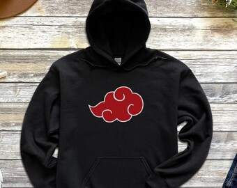 Akatsuki Red Cloud Hoodie - Etsy