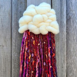 Sunset Shimmer Woven Rain Cloud Beaded Wall Hanging Art Inspired by ...
