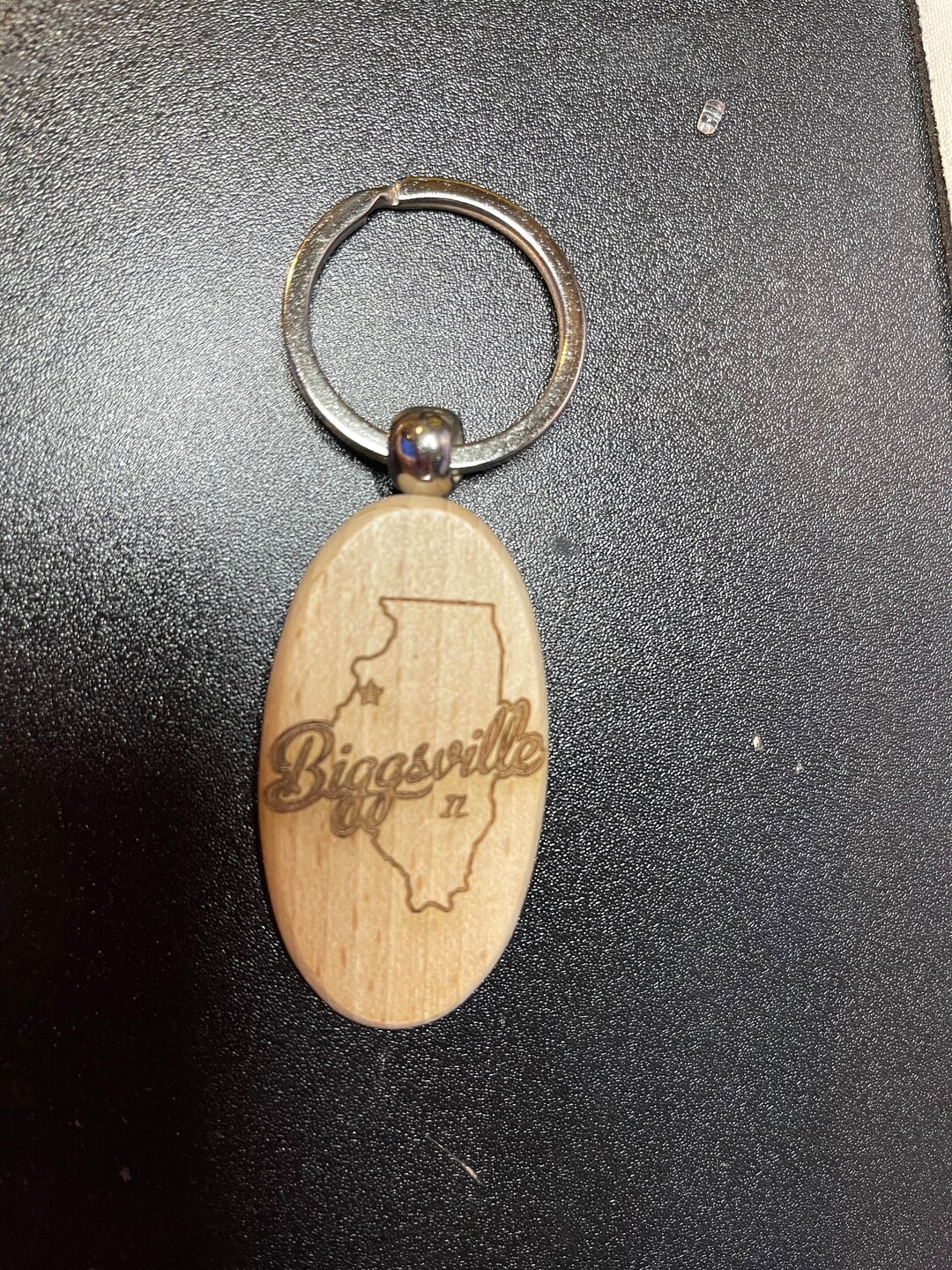 Custom Laser Engraved Wood Keychain. Great for Advertising Your ...