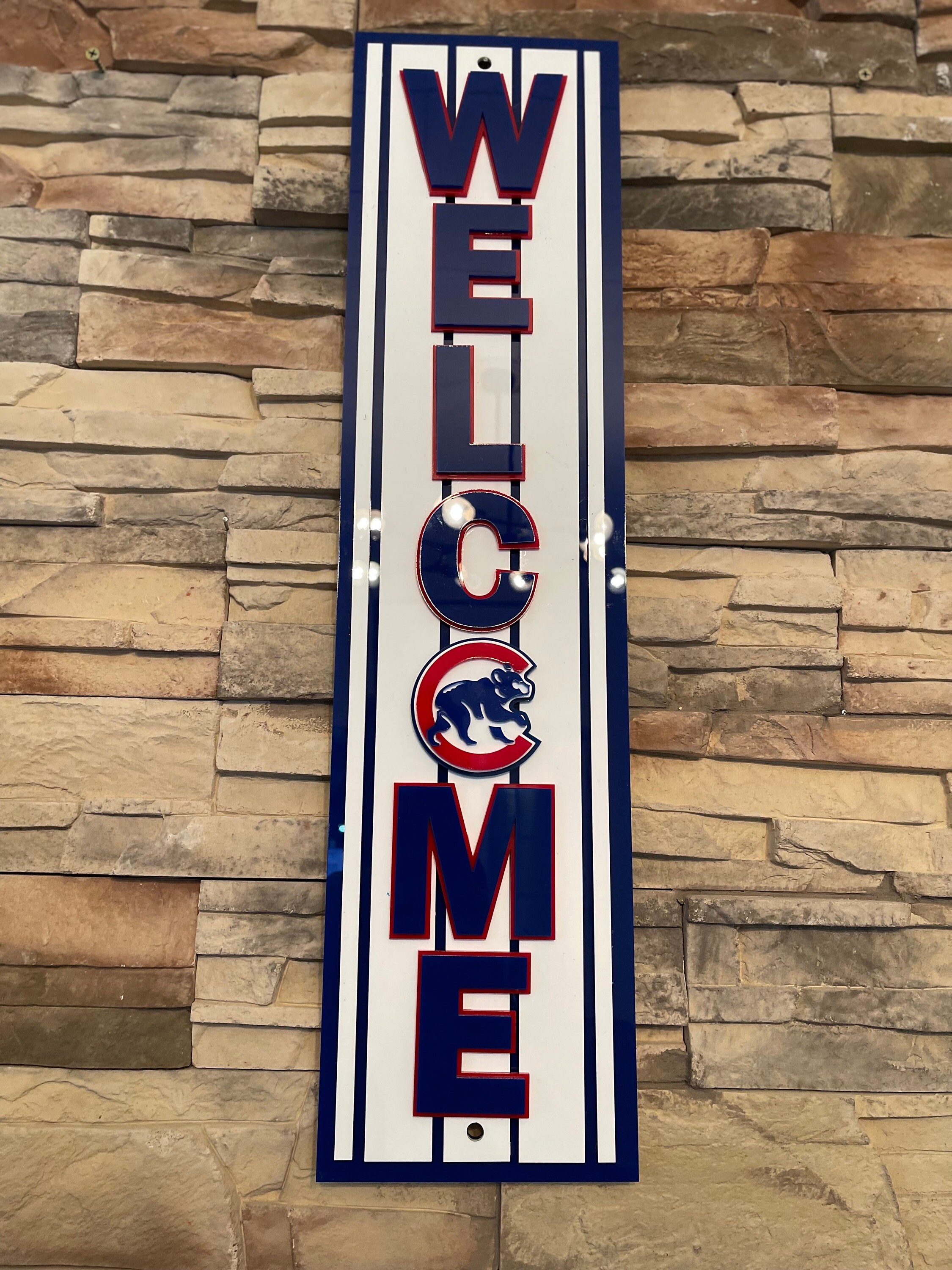Chicago Welcome Sign.this Layered Acrylic 3d Looking Sign Will Look ...
