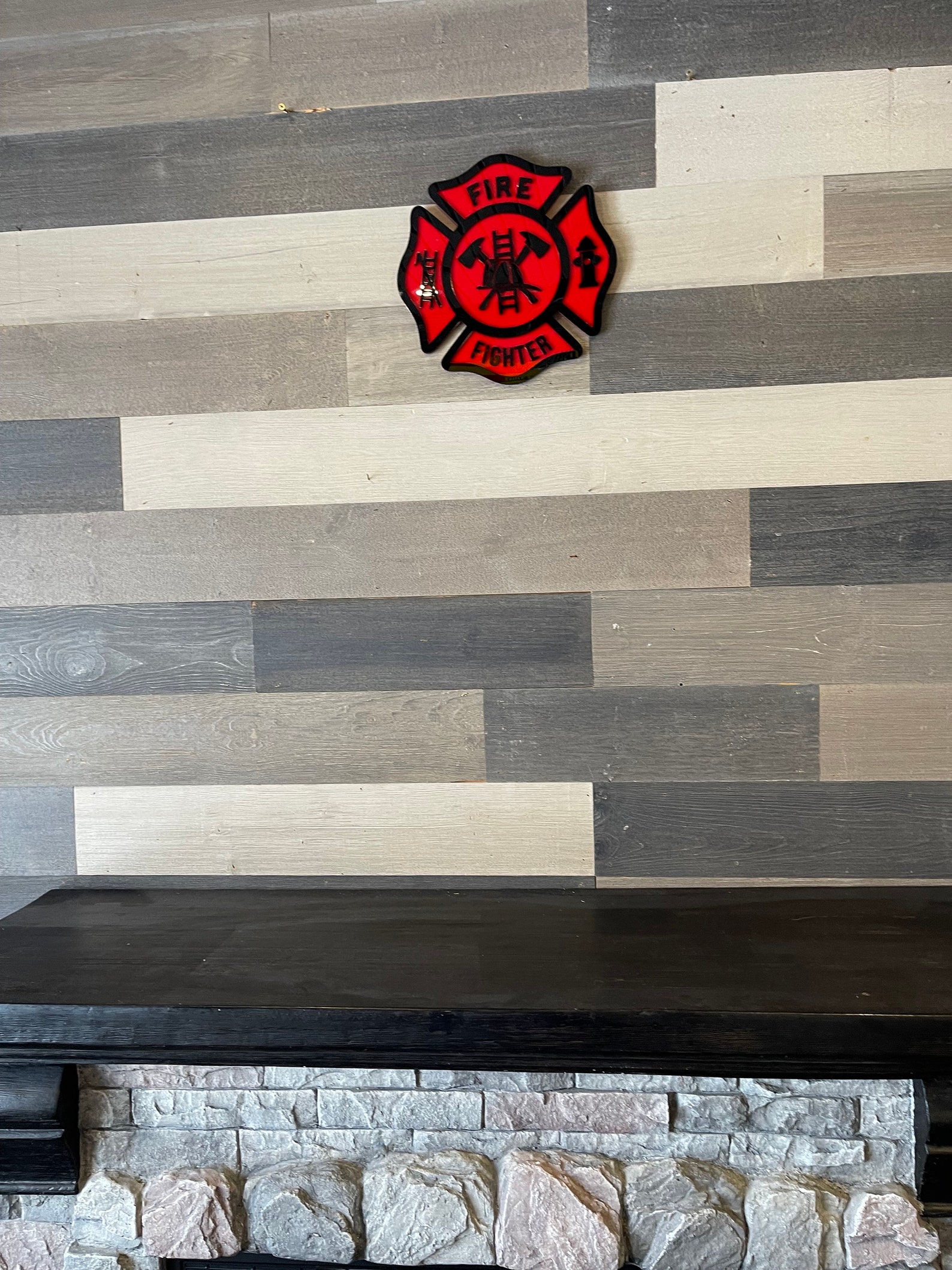 Fire Fighter Maltese/emblem Cross. 3d Looking Layered Acrylic Sign ...