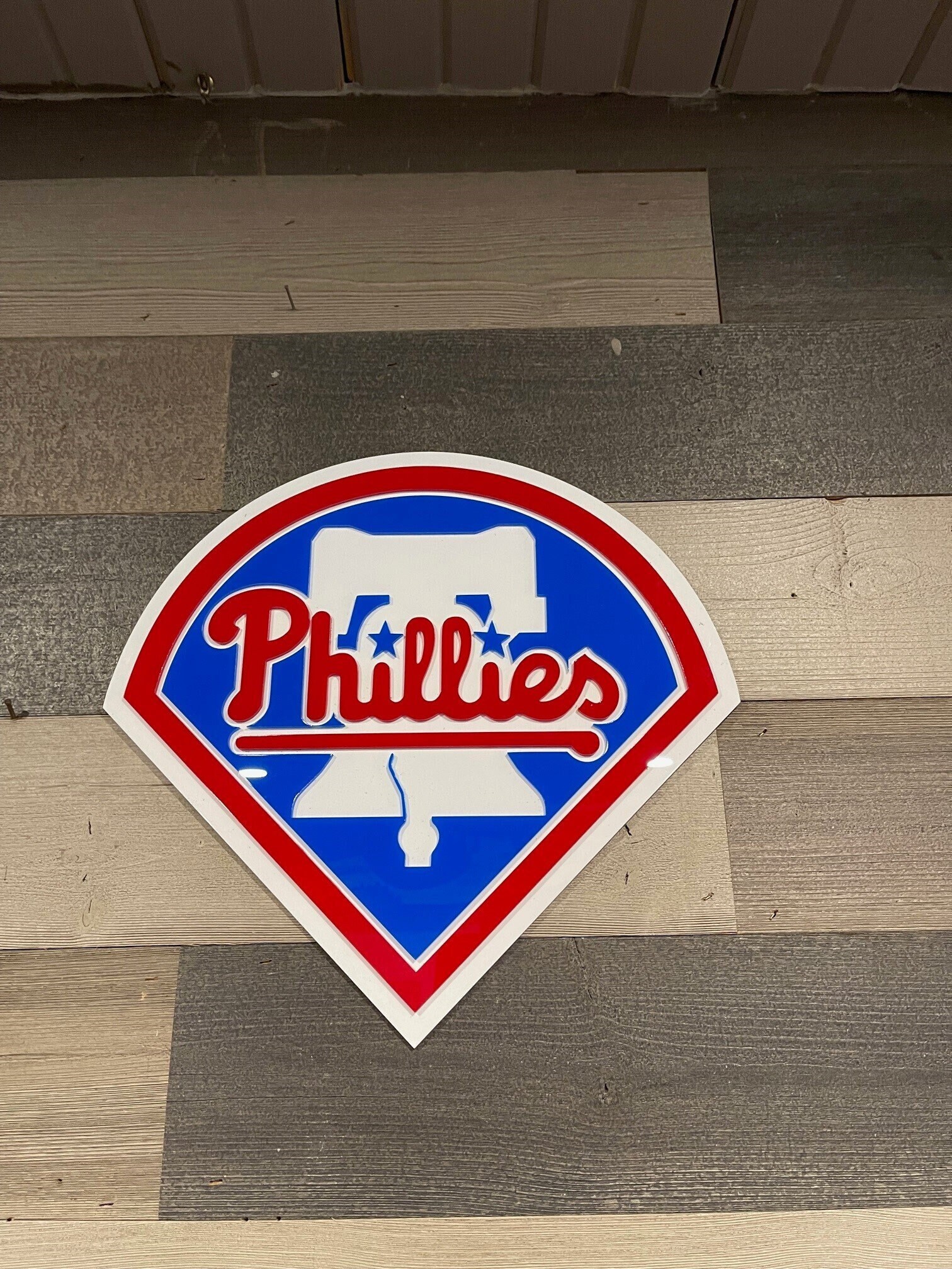 Phillies Baseball Themed Home Plate 3d Looking Sign. Can Be - Etsy
