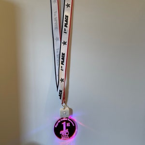 Lighted Medals Made Out of Acrylic. Great for a Unique Medal Ceremony ...
