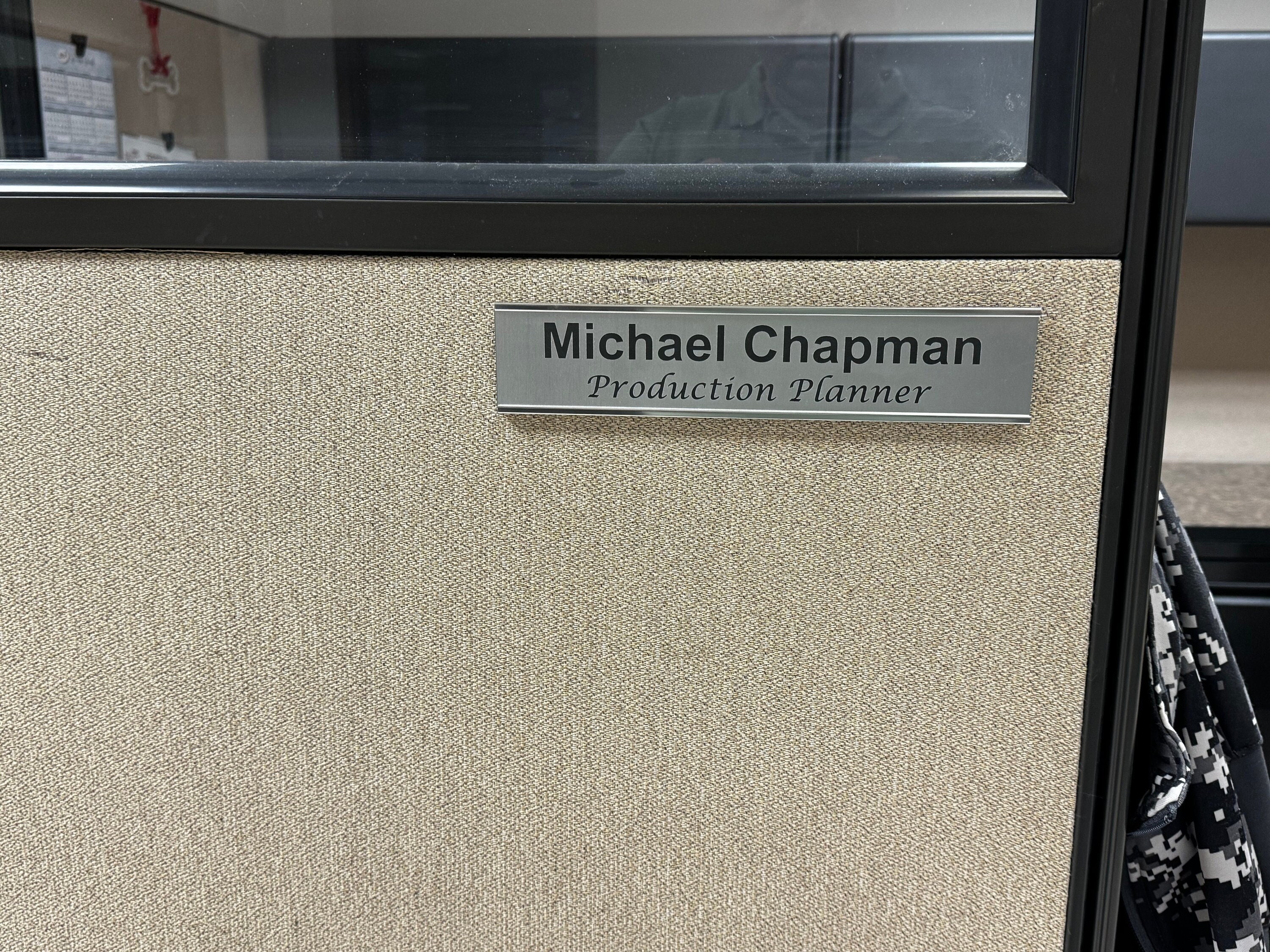 Office Door / Cubicle Name Plate. Choose From Multiple Colors. Can Be ...