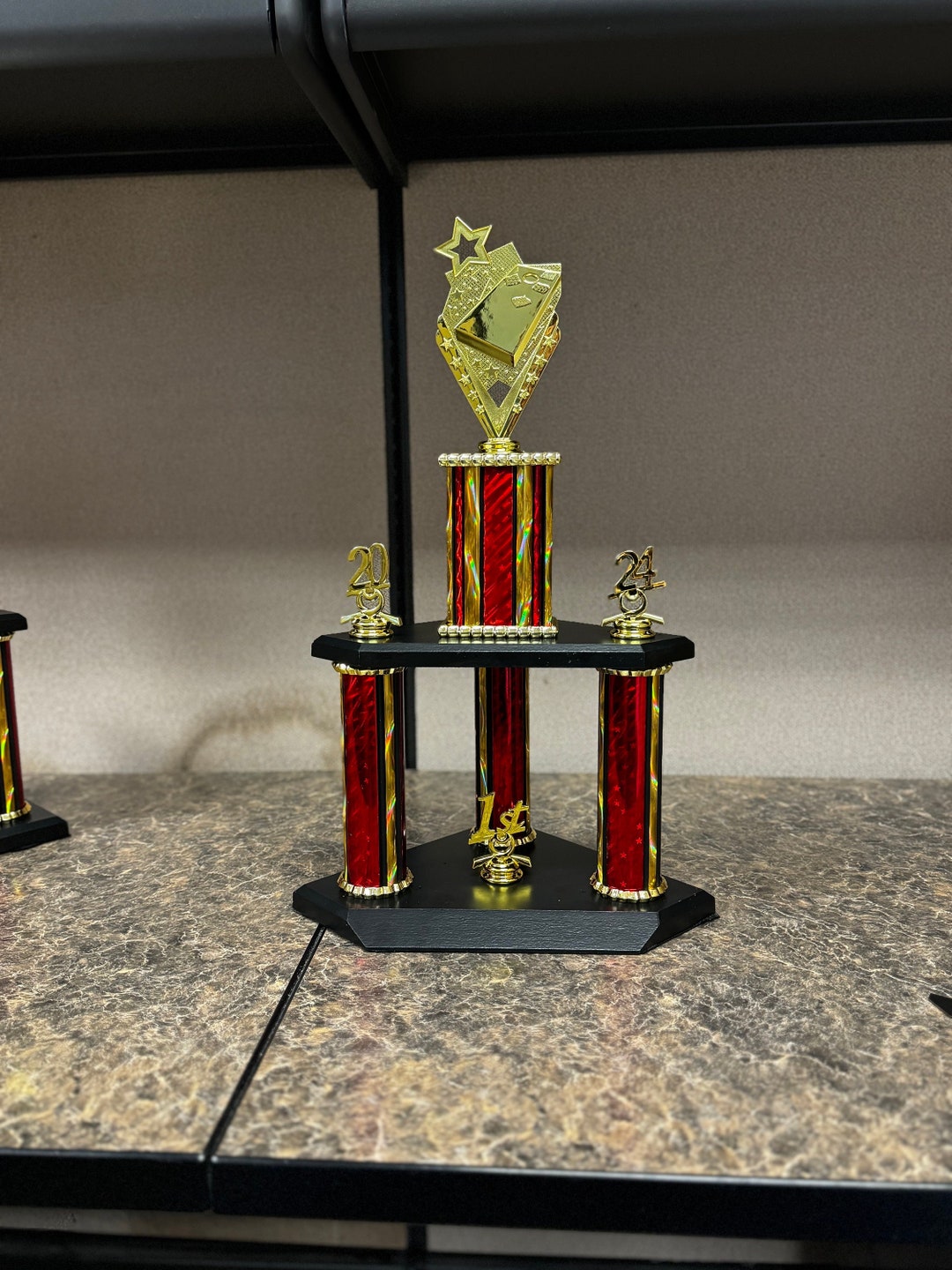 Cornhole Trophy - Engraved Bean Bag Award 1st, 2nd, or 3rd. Multiple ...