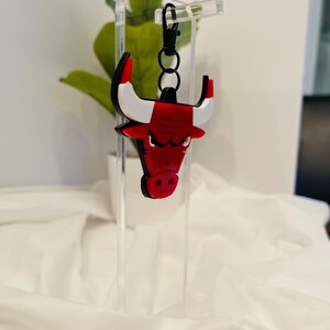 Bull INSPIRED 3d Layered Keychain - Etsy