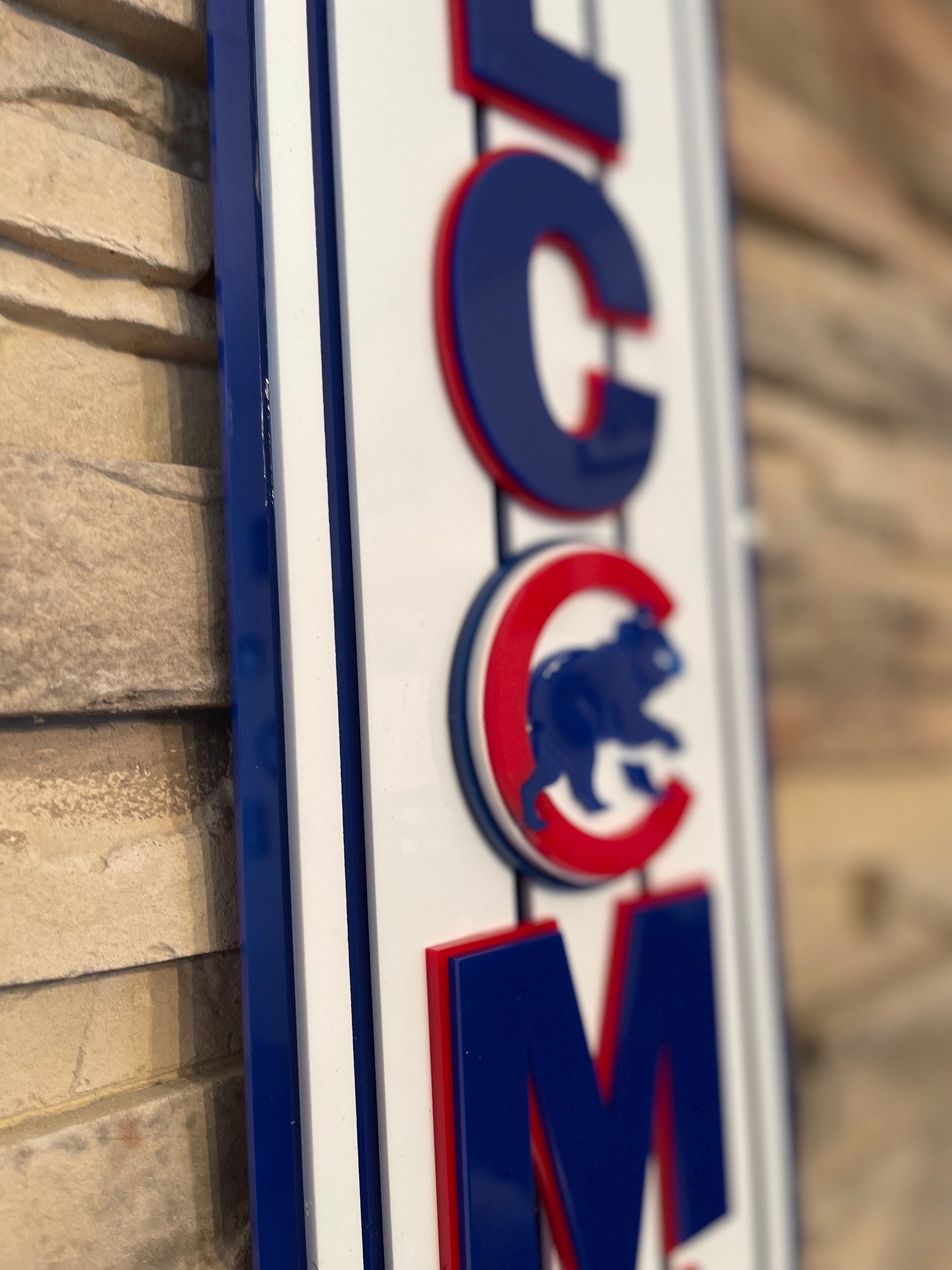 Chicago Welcome Sign.this Layered Acrylic 3d Looking Sign Will Look ...