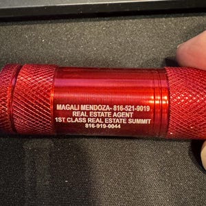 Engraved Mini-led Aluminum Flashlight - Personalized Gift, Camping ...
