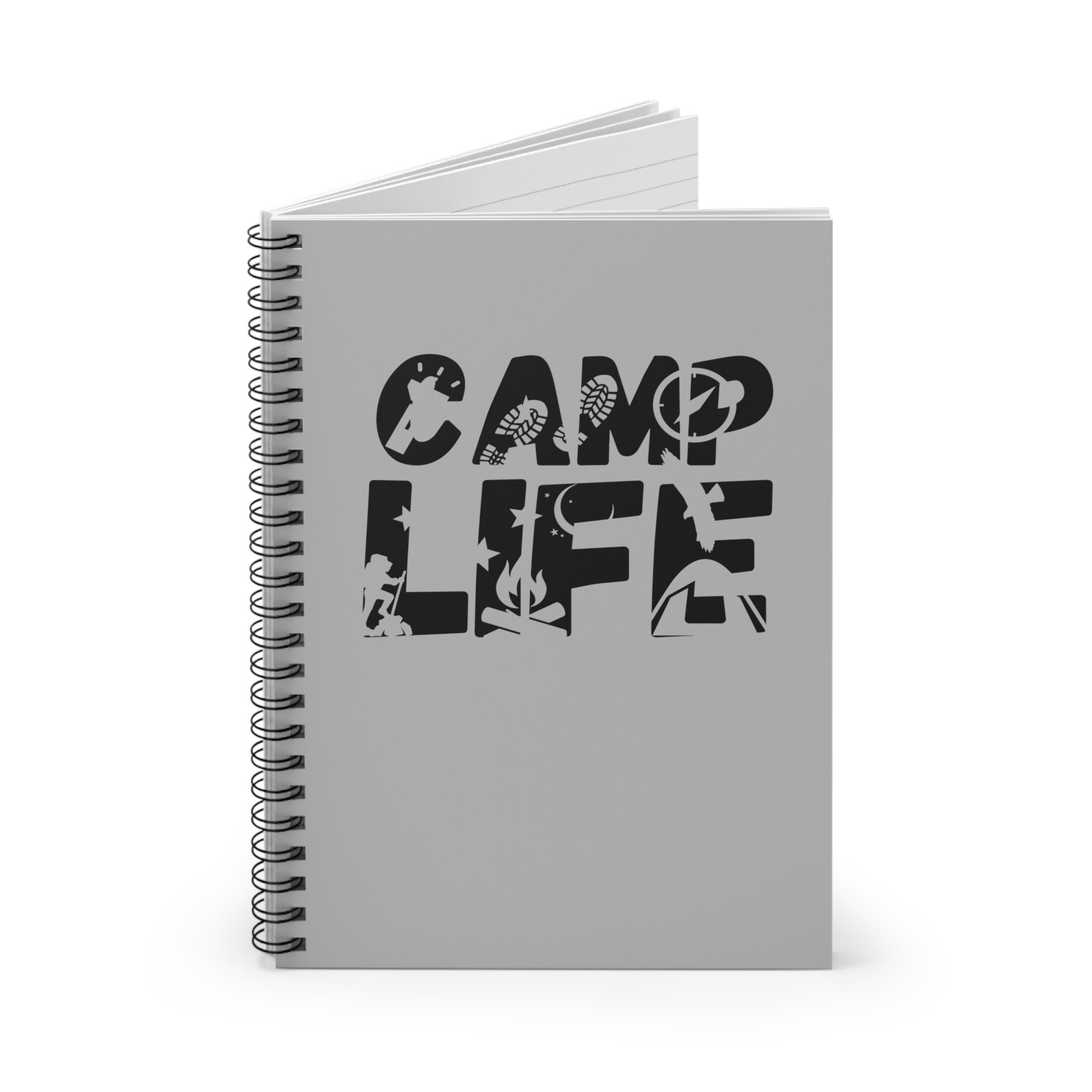 Camp Life Spiral Notebook, Happy Camper, Overland Journal, Camper Truck ...