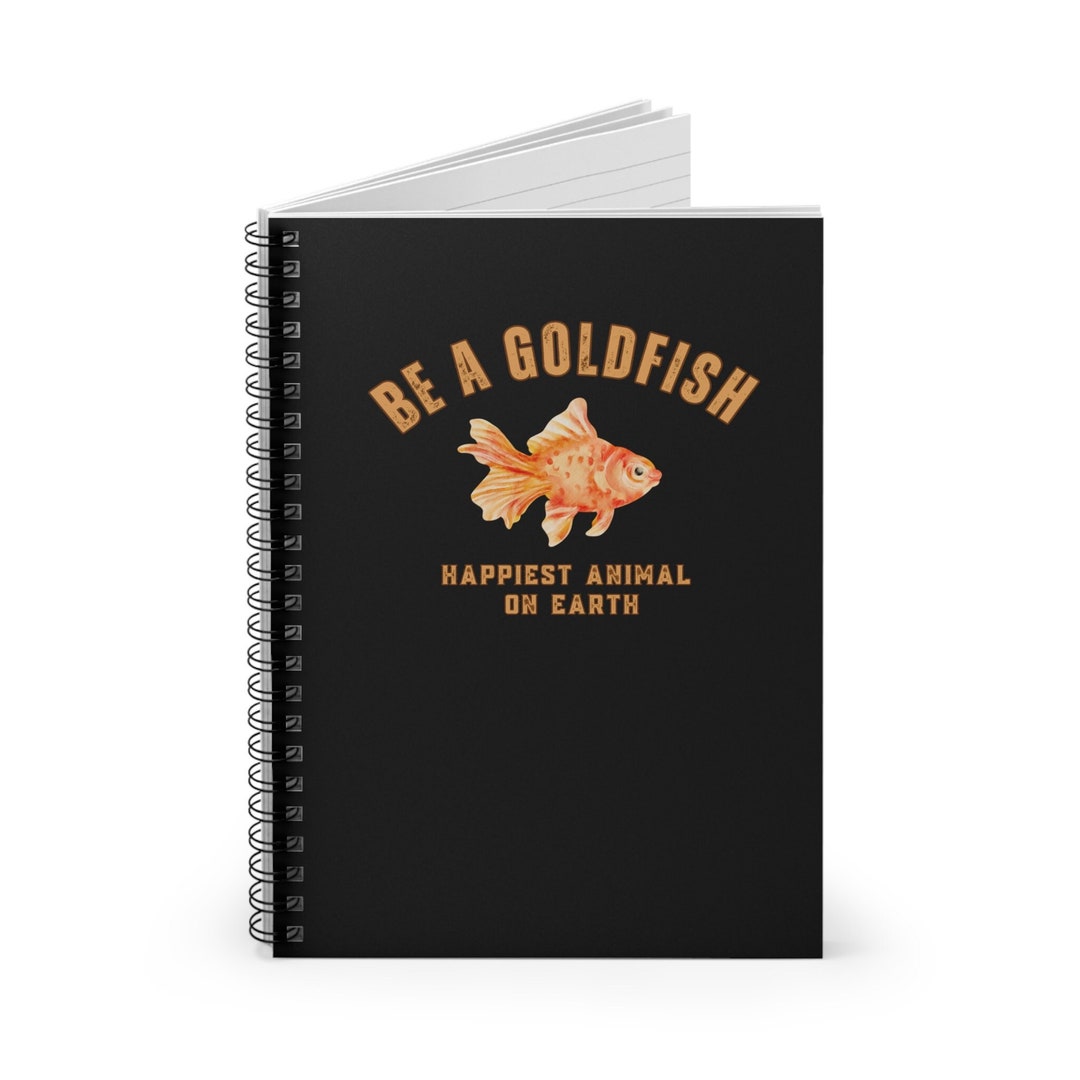 Goldfish Spiral Notebook, Plan for Today Note Book, Futbol is Life, the ...