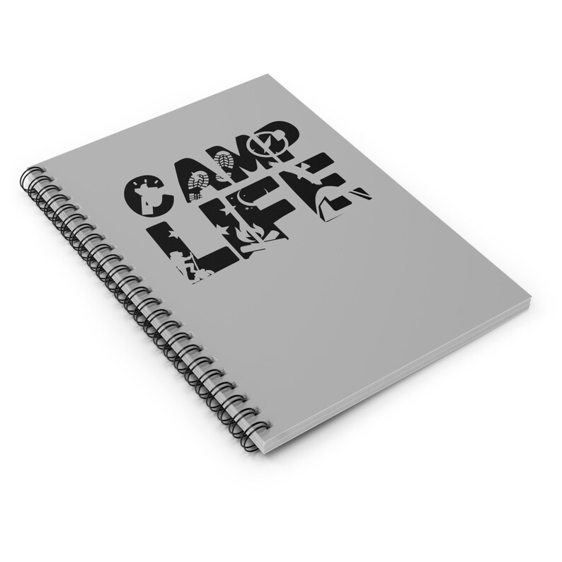 Camp Life Spiral Notebook, Happy Camper, Overland Journal, Camper Truck ...