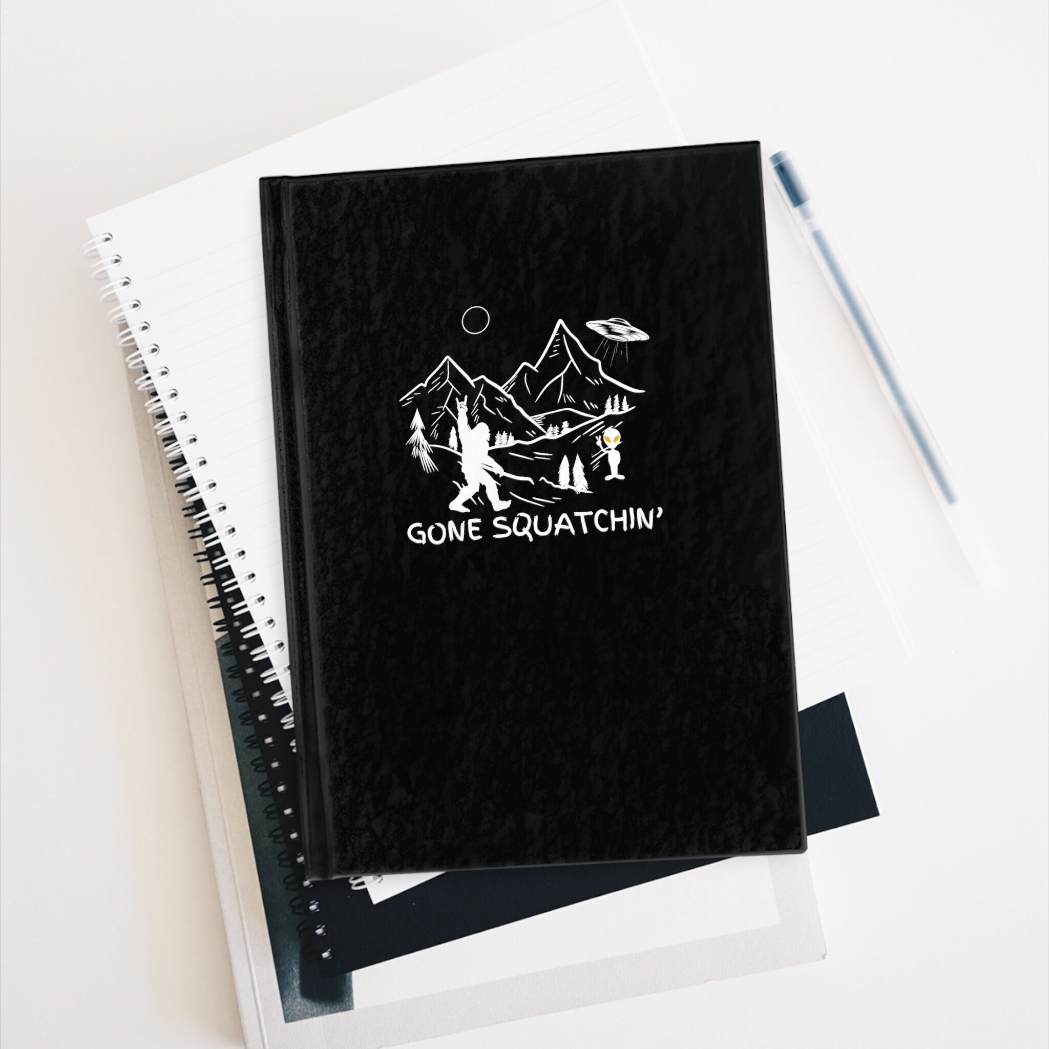 Gone Squatchin Journal - Blank Sasquatch Journal, Squatch Notebook ...