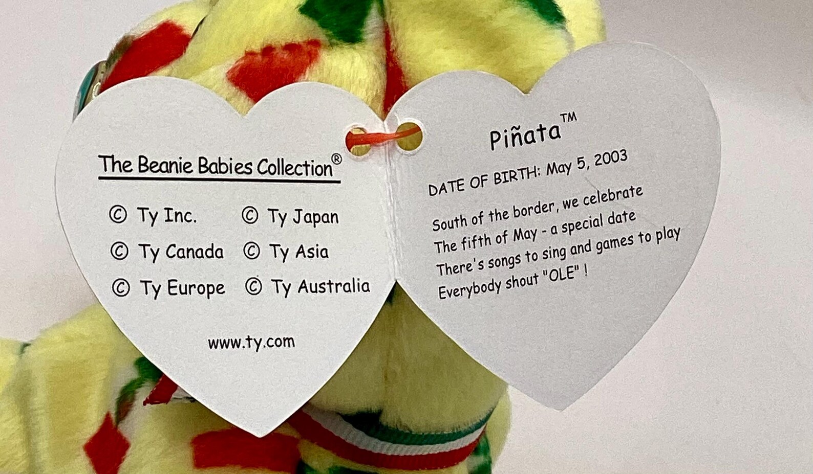 Piñata & Osito Beanie Baby and Buddy Set - Etsy