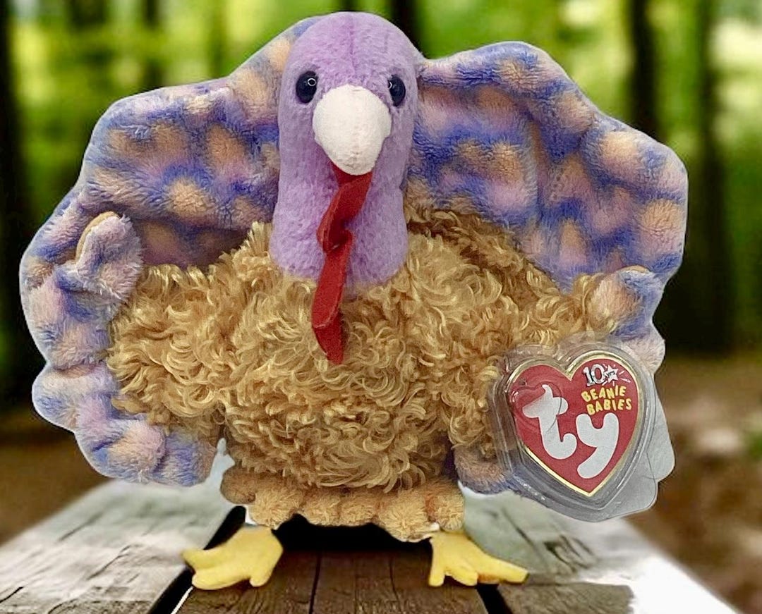 Tommy the Turkey TY Beanie Baby - Etsy