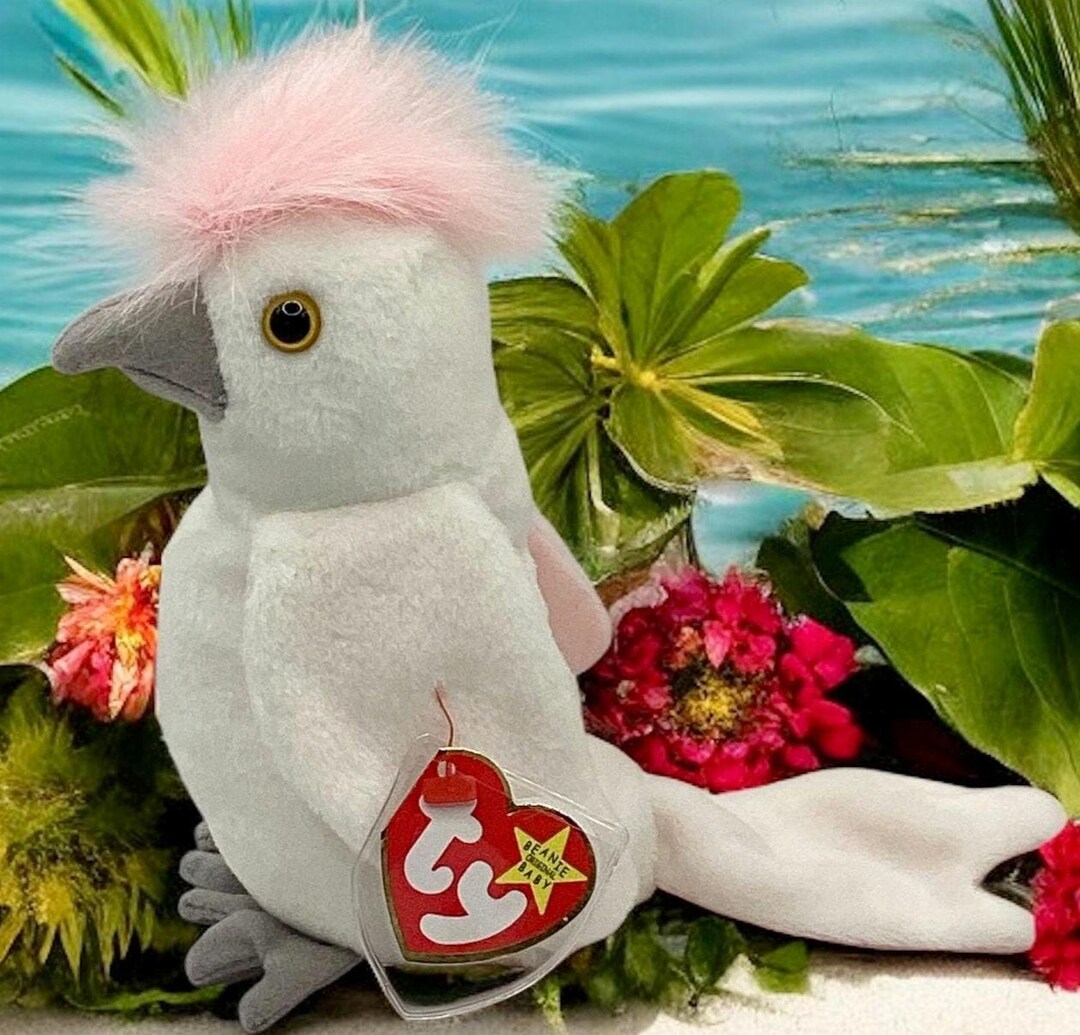 Kuku the Cockatoo Tybeanie Baby Bird - Etsy