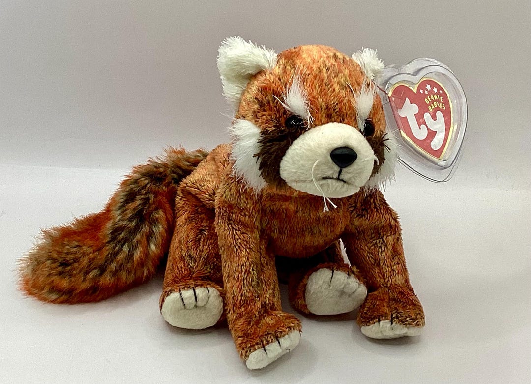 Rusty the Red Panda TY Beanie Baby - Etsy