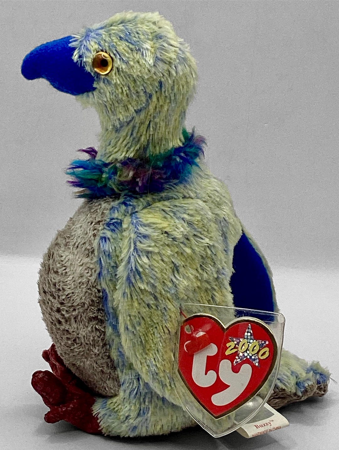 Buzz the Buzzard TY Beanie Baby Bird - Etsy