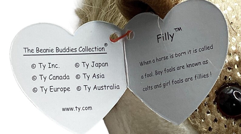 Filly the Sparkly Horse Buddy TY Beanie - Etsy