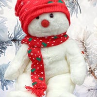 Mini Snowman Plush, Crochet Amigurumi Unique Handmade Christmas Decore ...