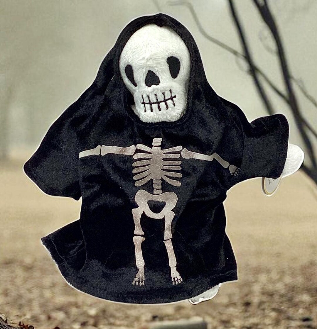 Creepers (glow in the Dark) Skeleton TY Beanie Baby - Etsy