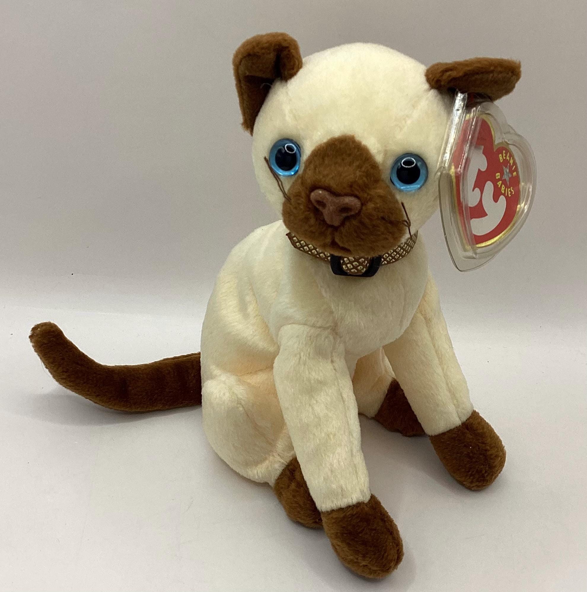 Siam the Siamese Cat TY Beanie Baby & Buddy Set - Etsy