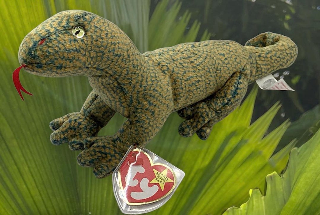 Scaly the Lizard TY Beanie Baby - Etsy