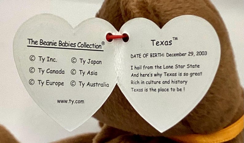 Ty Beanie Babies Texas& Bluebonnet - Etsy
