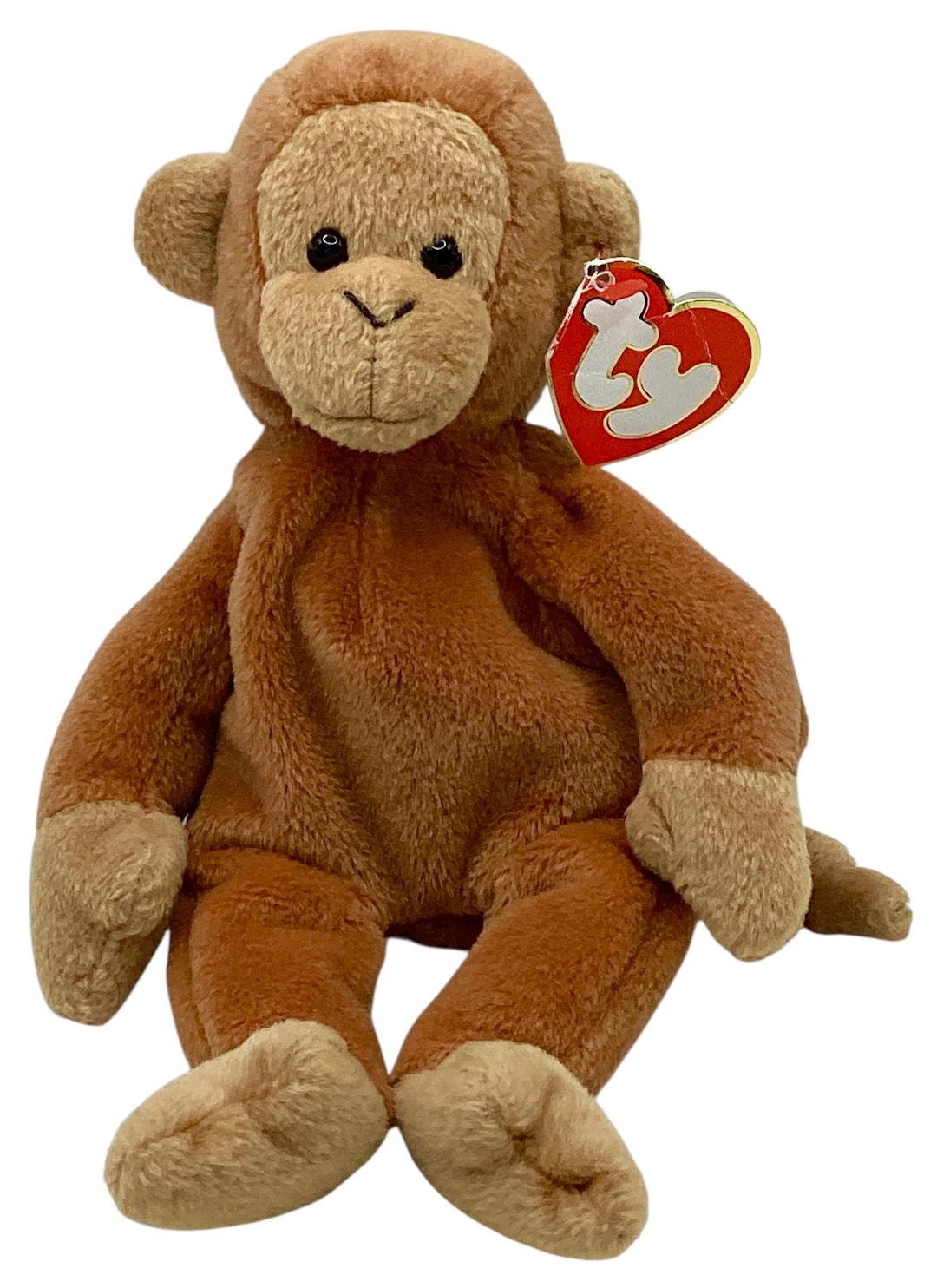 Bongo Third Gen Swing/second Gen Tush Monkey TY Beanie Baby (tan Tail ...
